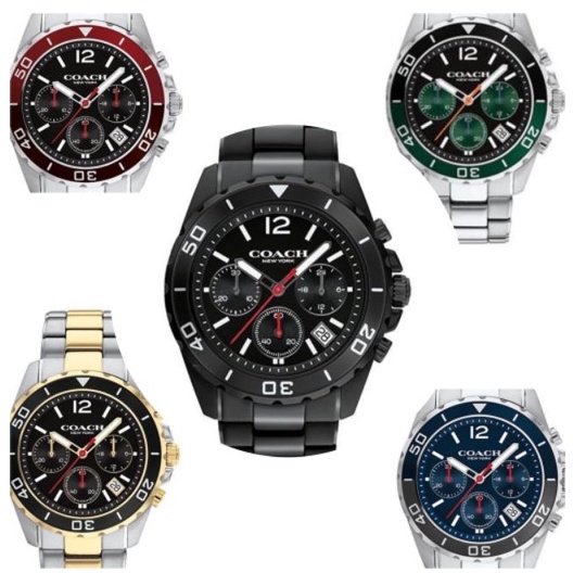 Authentic Coach Kent Stainless Steel Men's Watch 14602553 14602554 ...