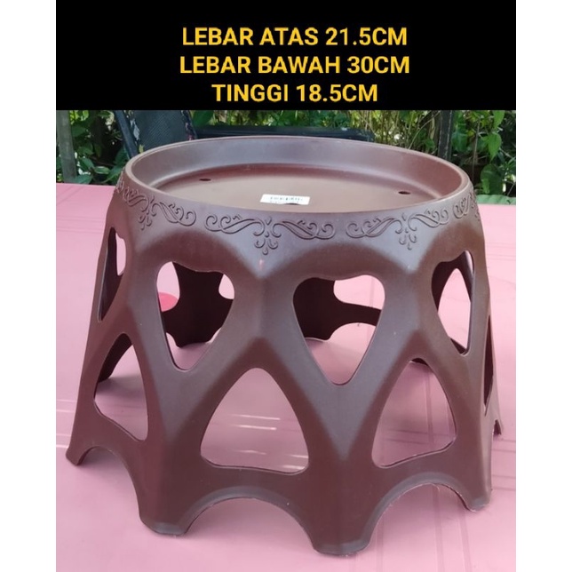 PELAPIK PASU PLASTIK TINGGI 18.5CM | Shopee Malaysia