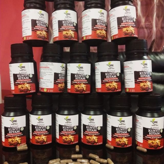 KAPSUL KUNYIT HITAM 100% Tradisional [READY STOCK]!!! | Shopee Malaysia