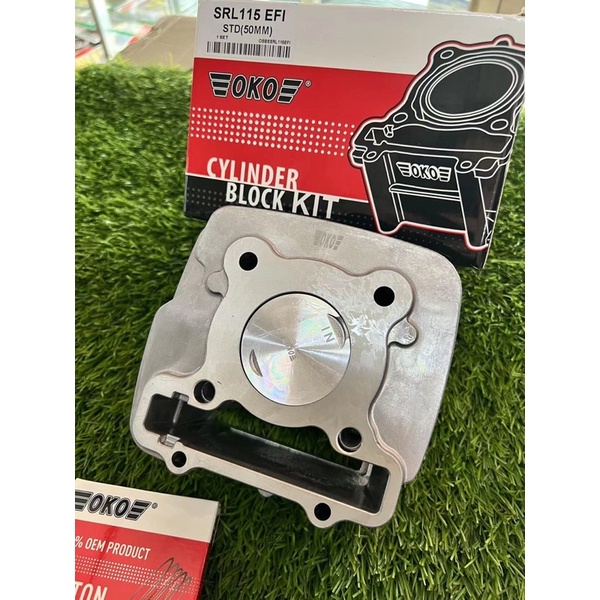 OKO CYLINDER BLOCK YAMAHA SRL115(Fi) STD BLOCK SET (50MM)CYLINDER BLOCK ...