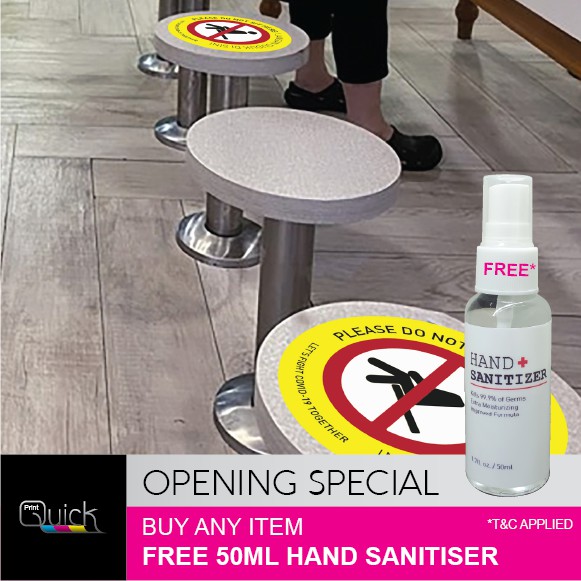 [5PCS] SOCIAL DISTANCING - PLEASE DO NOT SIT HERE STICKER - ROUND SHAPE ...