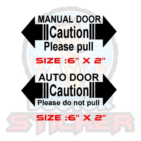 STICKER DOOR PINTU KERETA AUTO MANUAL DESIGN ALPARD VELLFIRE WISH ...