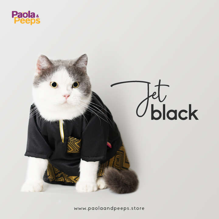 [ Baju Raya Kucing ] Rumi Edition - Jet Black | Shopee Malaysia