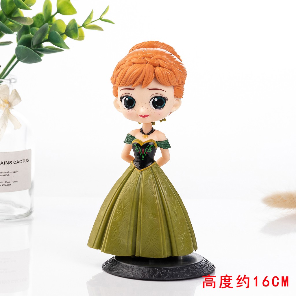 Solid Cake Figurines Topper Decoration Frozen Elsa Anna Frozen 2 ...