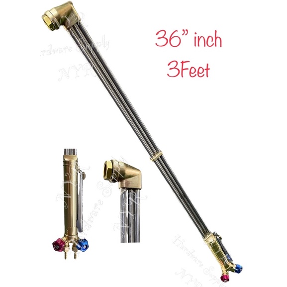 Cutting Torch 36 3Feet Extra Long Cutting Torch 90Degree Oxygen Acetylene 3kaki Shopee Malaysia