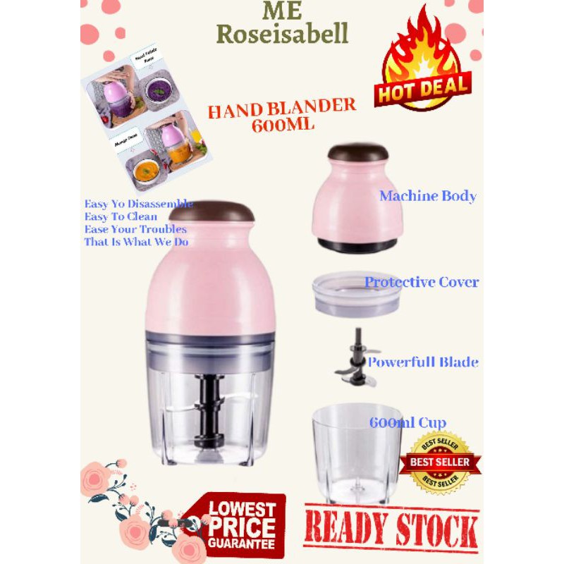 💥READY STOCK MINI FOOD PROCESSOR CHOPPER💥CAPSULE CUTTER QUATRE FOOD ...