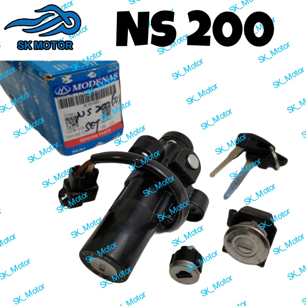 Modenas Pulsar NS200 NS 200 Fi NON ABS Original Ignition Main Switch ...