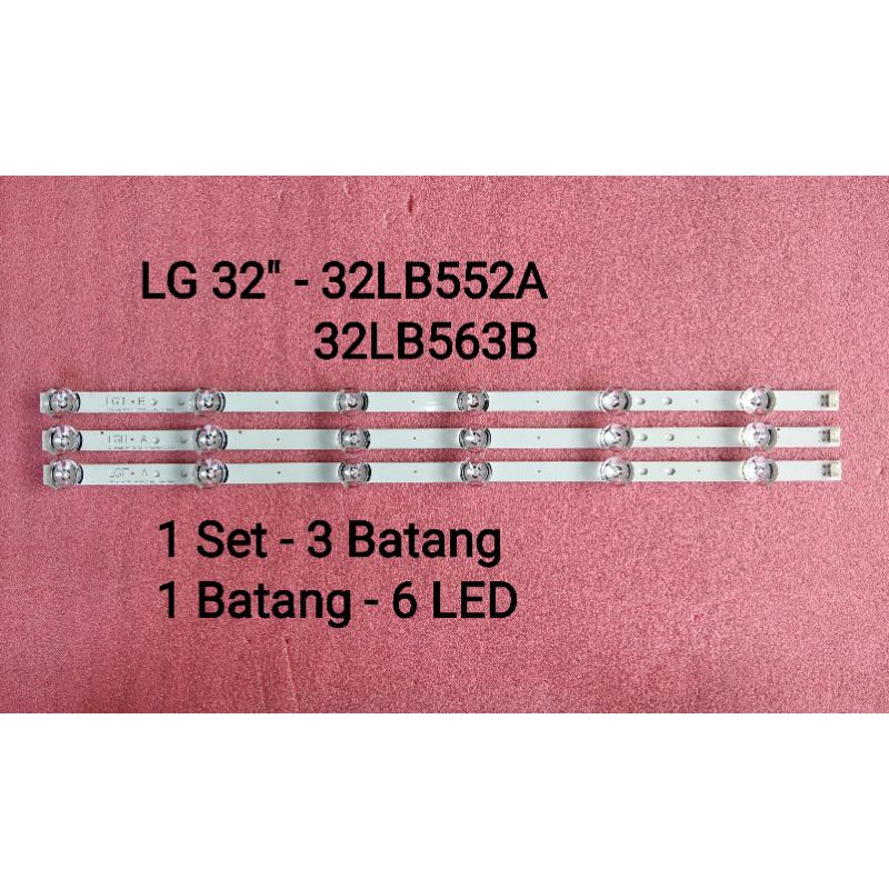 (Ready Stock) 32LB552A / 32LB563B LG 32" LED TV Backlight (1Set ...