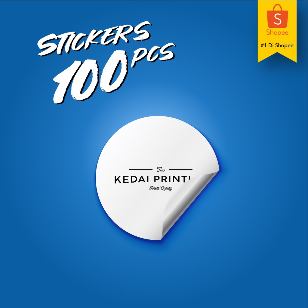 【FAST DELIVERY】STICKER 100PCS COLOR+SHAPE FOR PRODUCT/WEDDING/LABEL ...