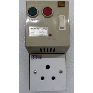 KAWA KAD16A MAGNETIC AIR COND STARTER WITH SOCKET 10-16A 2HP-USED ...