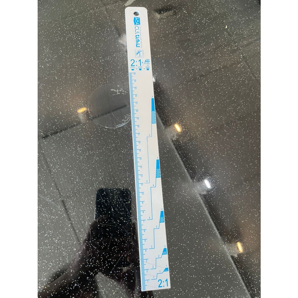 Car Paint Measuring / Mixing Ruler (Pembaris Ukur Cat Kereta) | Shopee ...