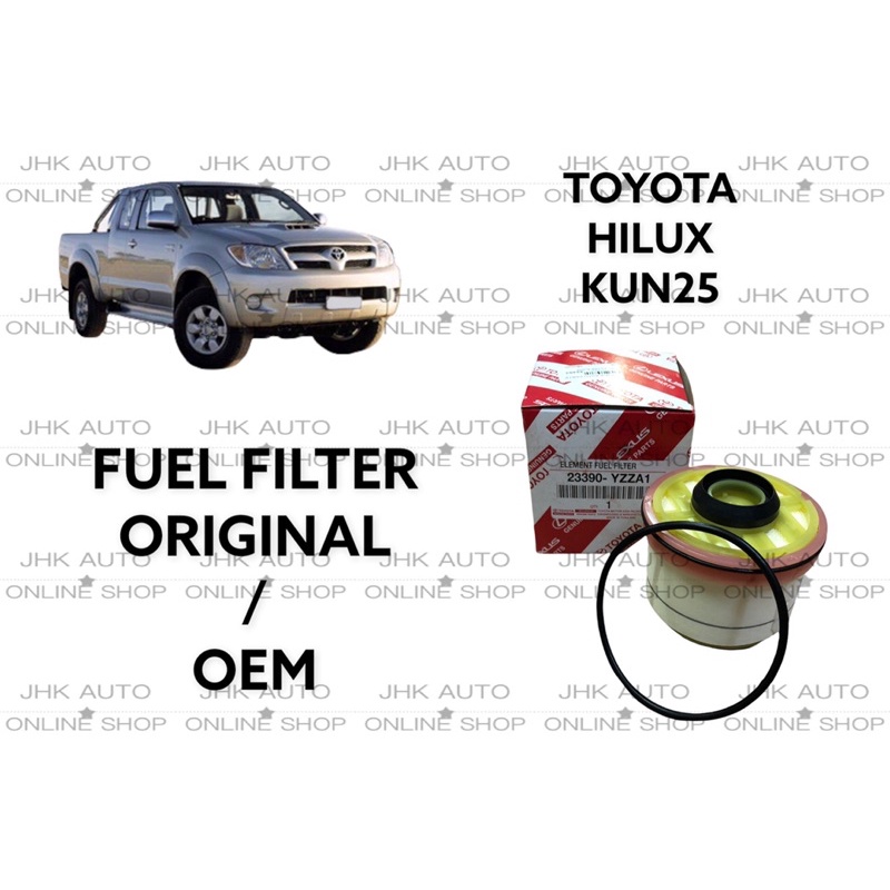TOYOTA HILUX KUN25 FUEL FILTER ORIGINAL / OEM 23390-YZZA1 | Shopee Malaysia