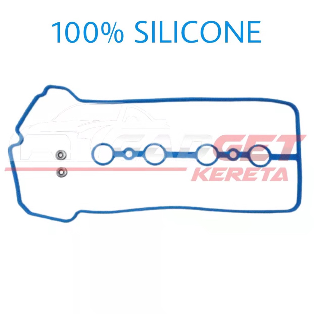SILICONE VALVE COVER GASKET+VALVE COVER BUSH TOYOTA VIOS NCP42 NCP93 ...