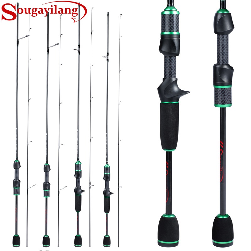 Sougayilang 1.68m /1.8m Fishing Rod Ultra Light Casting / Spinning Rod ...