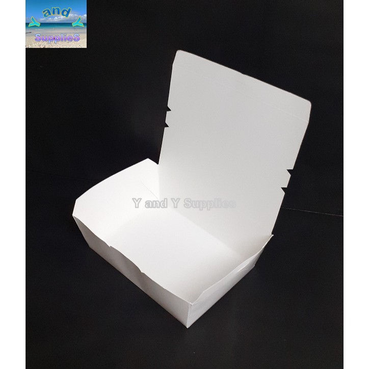 Paper Take-out Box Large 1500 CC, Meal box Big, Disposable (25 Pieces ...