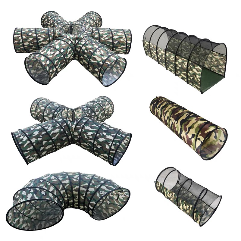 Army design 🔥Tunnel Tents Indoor Kids Play House Tent Folding Outdoor ...