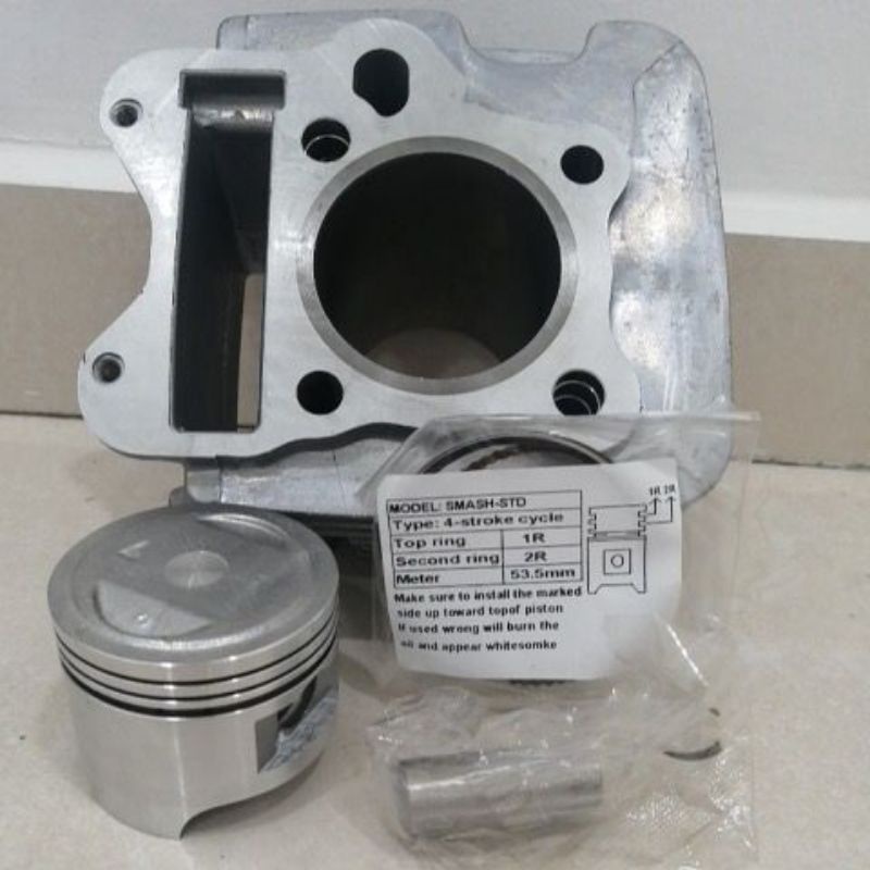 SMASH110 SMASH 110 REVO 110 BLOCK 53.5MM STANDARD CYLINDER BLOCK PISTON ...