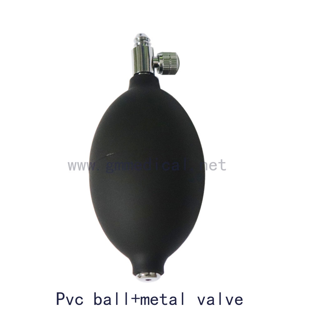 Manual Sphygmomanometer Latex/Pvc ball air inflatable bulb with metal ...