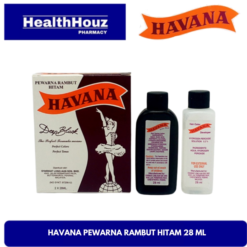 HAVANA Pewarna Rambut Hitam 28 ml | Shopee Malaysia