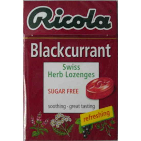 45g Ricola Sugar Free Blackcurrent Swiss Herb Candy HALAL (LOCAL READY STOCKS) | Shopee Malaysia