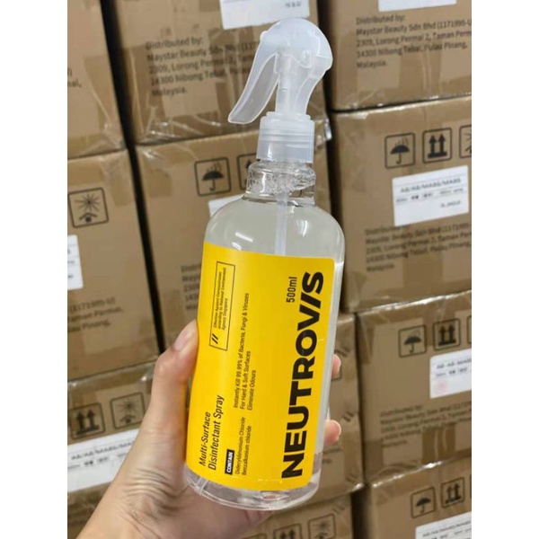 500ML Neutrovis Multi-Surface Disinfectant Sanitizer Spray Neutrovis ...