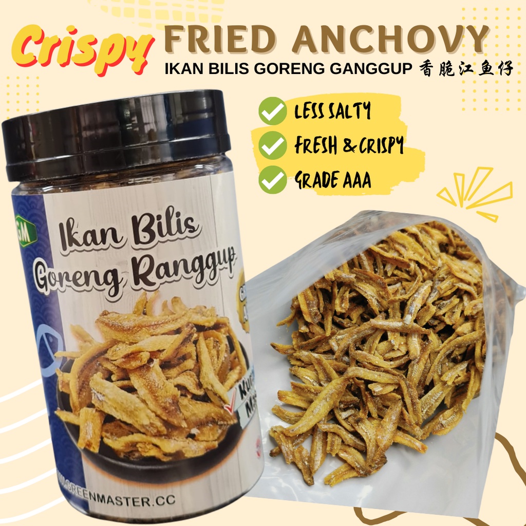 GM Ikan Bilis / Ikan Bilis Goreng Jimat Murah | Crispy Fried Anchovies ...