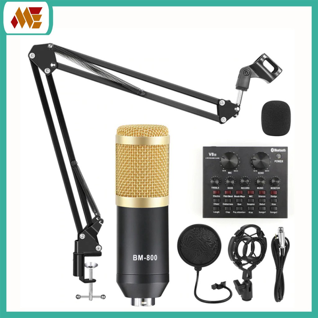Microphone Studio Recording Kits Condenser Microphone for Computer ...