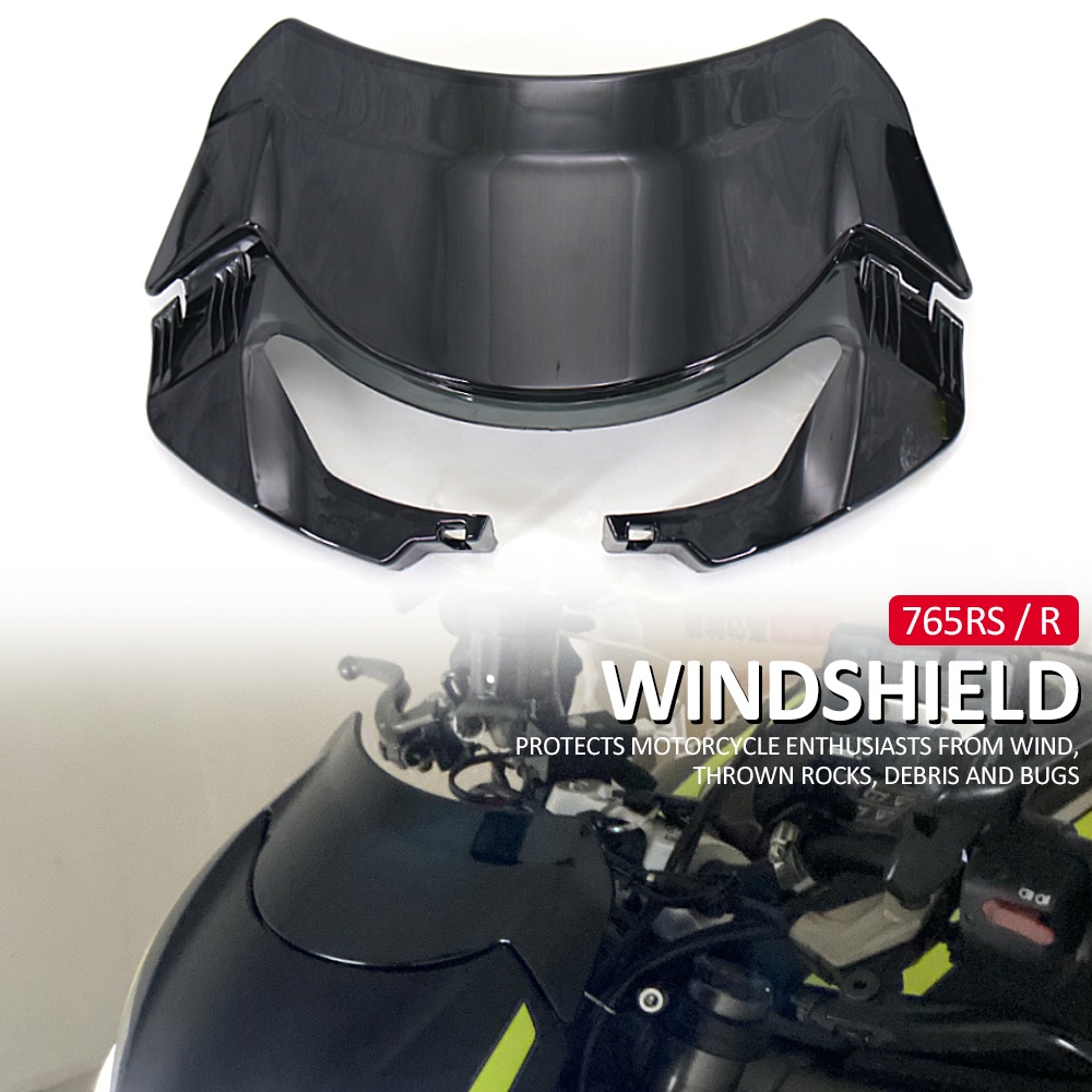 2022 - 2020 Motorcycle 765 RS R Windshield Windscreen Deflector Wind ...