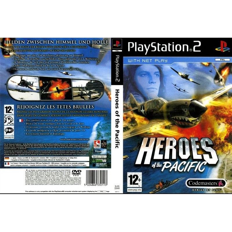 PS2 CD DVD GAMES (Heroes of the Pacific) | Shopee Malaysia