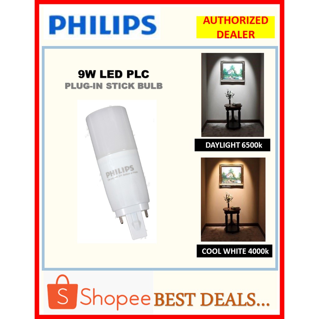 🌟Ready Stock🌟 Philips 9W PLC LED Stick Bulb | Shopee Malaysia