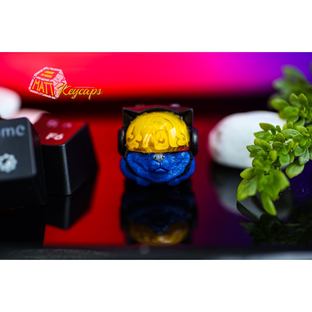 Sirius Keycaps - Yellow Green - Artisan Keycaps - Mechanical keyboard ...