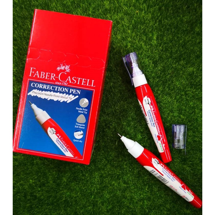 Faber-Castell Correction Pen 8ml / Faber Castell Liquid Paper / Correction Fluid 169312 (1pc ...