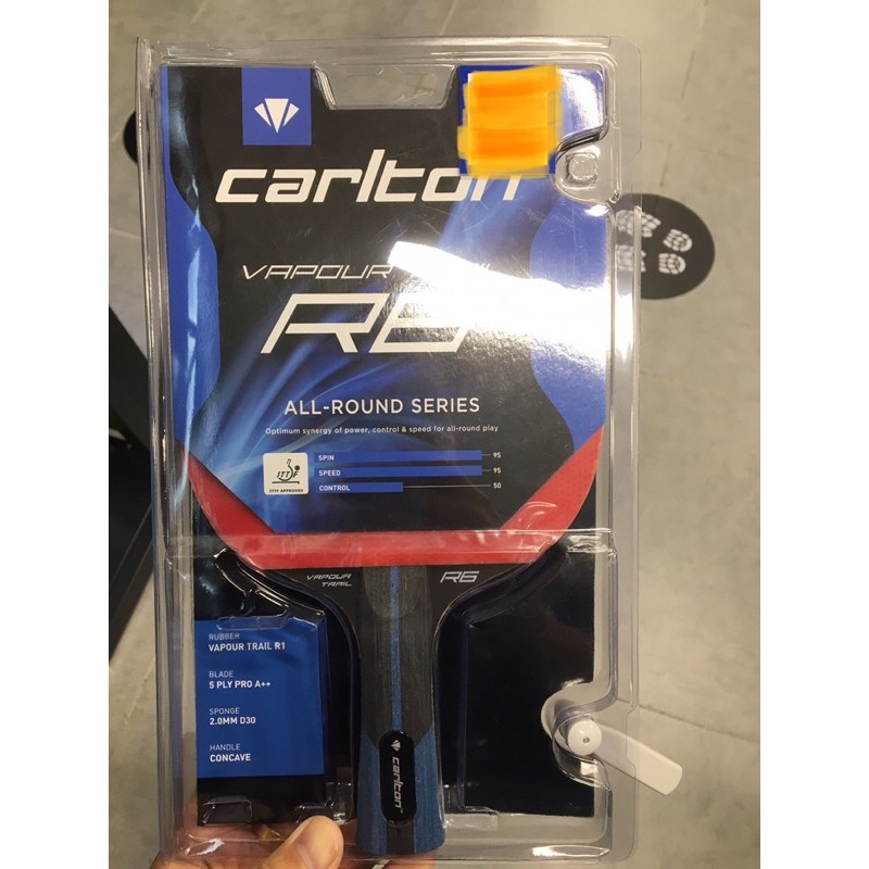 carlton vapour trail R6 ( table tennis bat / ping pong bat ) high ...