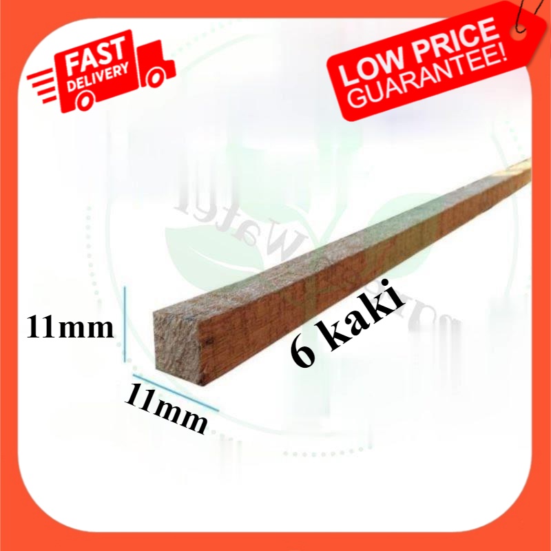 Kayu 1/2'' x 1/2'' / Kayu Lidi / Kayu Sarang Burung / Perabot / Wood ...