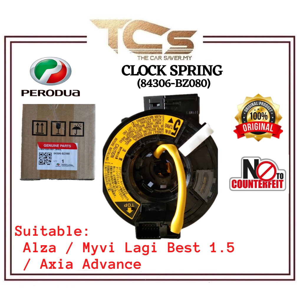 Perodua Alza / Myvi Lagi Best 1.5 / Axia Advance Clock Spring - 84306 ...