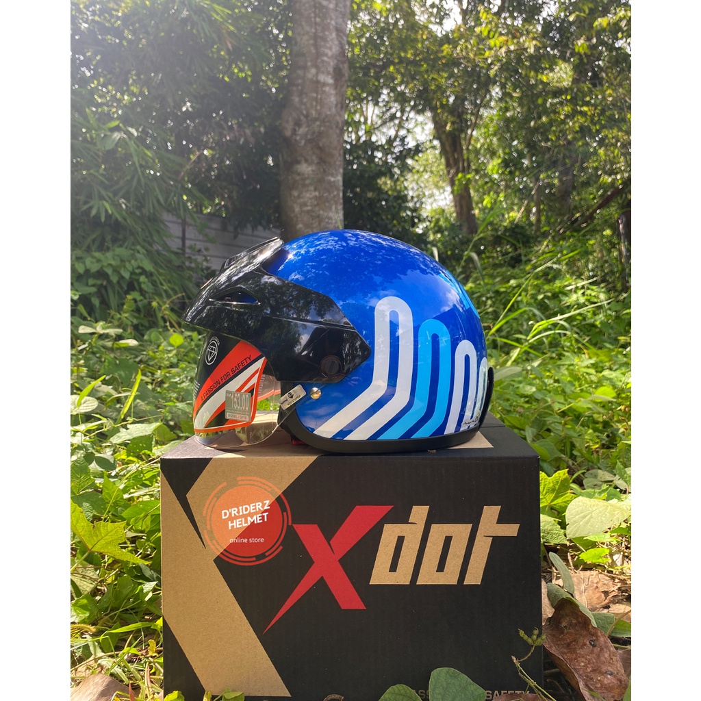 [SOLD OUT] XDOT G118 YOLO SERIES Motorcycle Half Helmet Topi Keledar ...