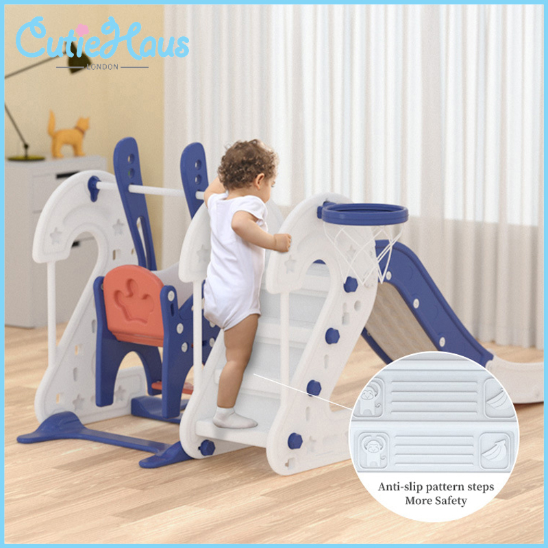 Cutiehaus Children Indoor Slide Multifunction Slide Swing Combination ...