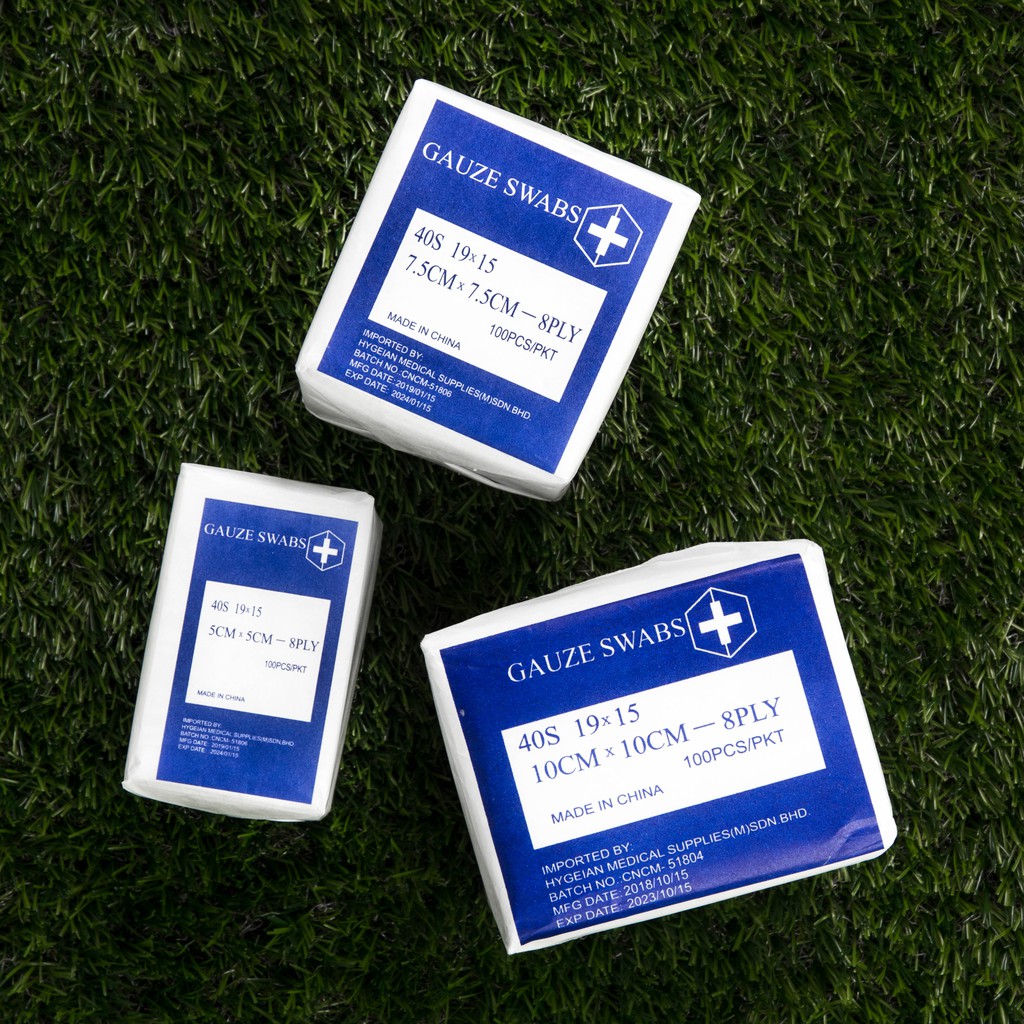 Hygeian[+] Gauze 100's 8ply (5cm/7.5cm/10cm) | Shopee Malaysia