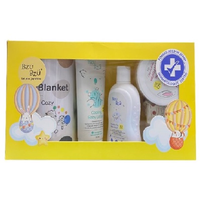 BZU BZU BABY SHOWER GIFT SET (BABY WIPES 30'S+BLANKET+HEAD-TO-TOE BABY ...