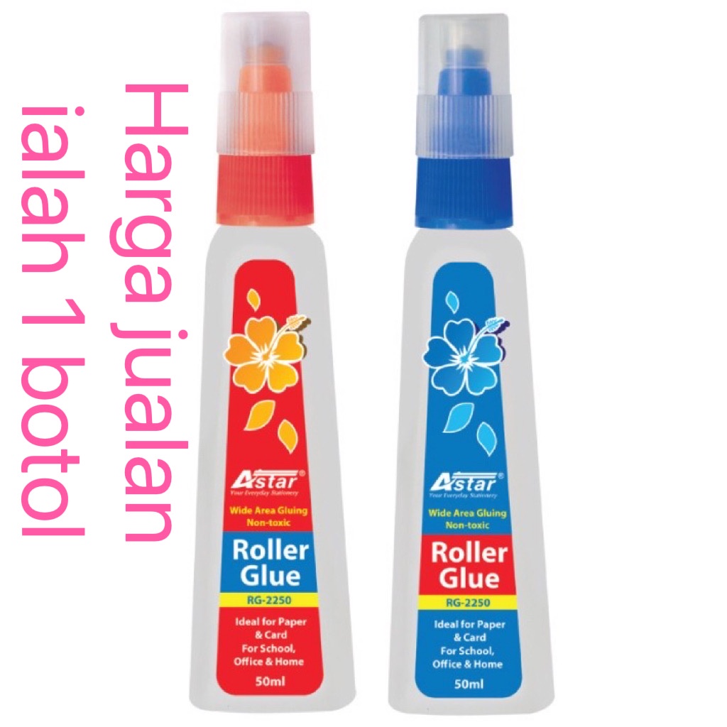 3 pcs Gam Sekolah Cair Glue Roller Roller Glue Water Glue Paper Glue ...