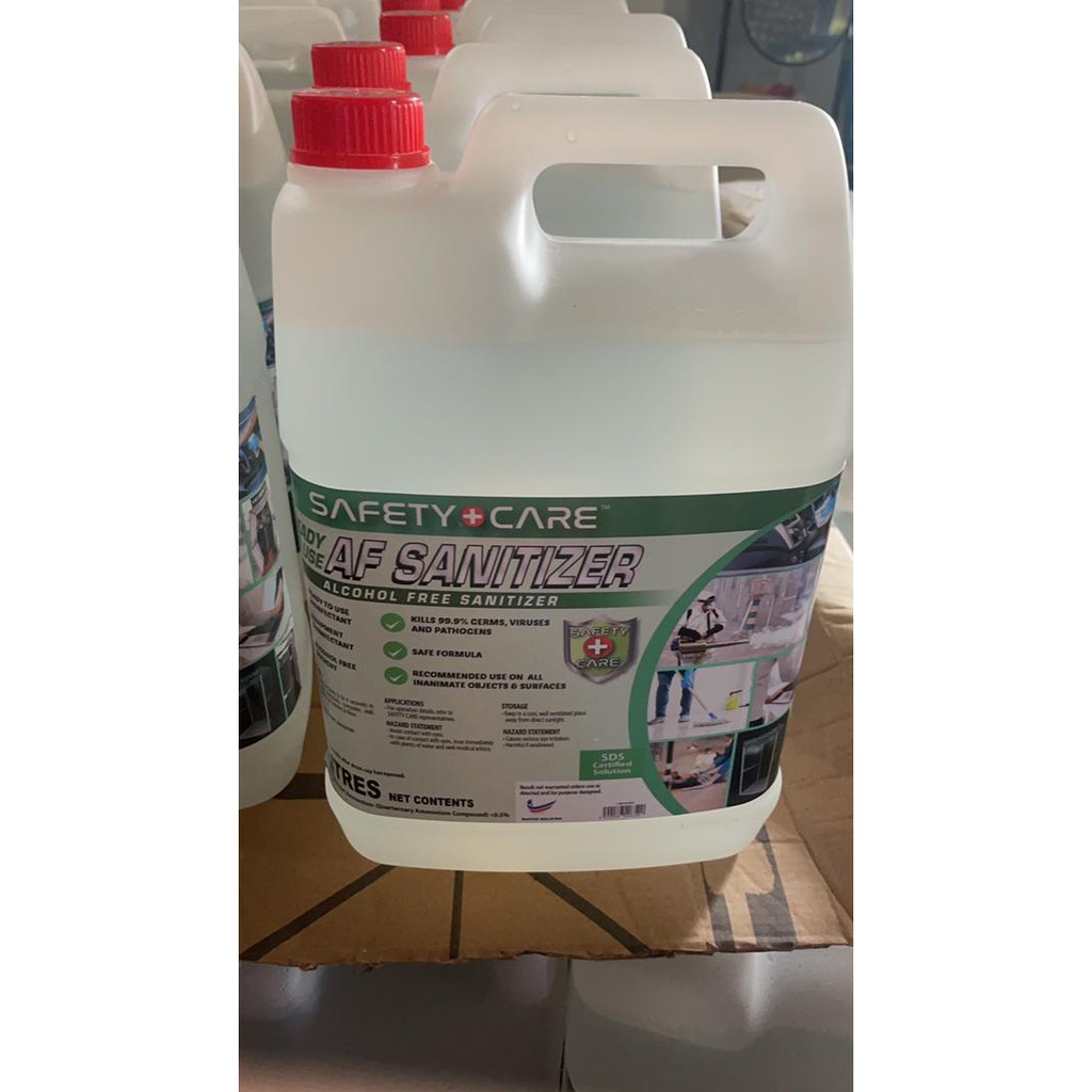 🔥现货🔥【Ready Stock】消毒液&消毒水 5升 Sanitizer Safety Care Anti-Bacterial ...