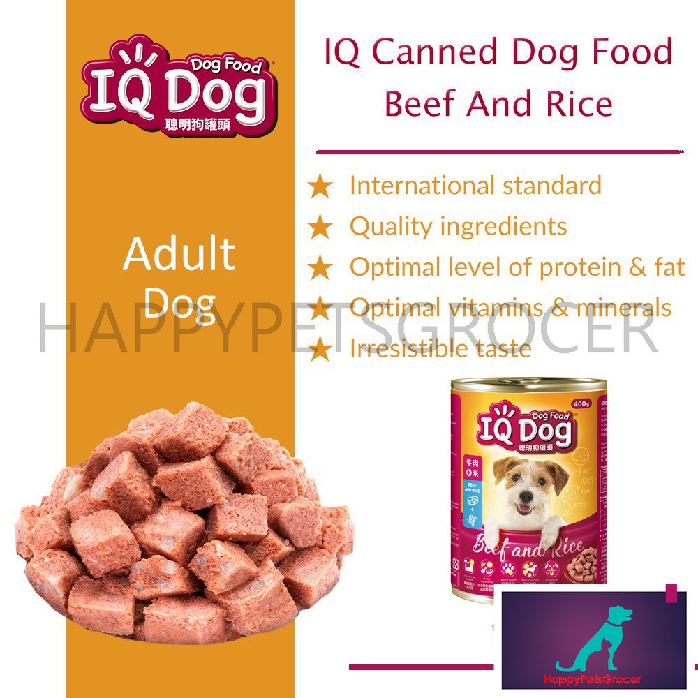 IQ Dog Canned Food 400G | Shopee Malaysia