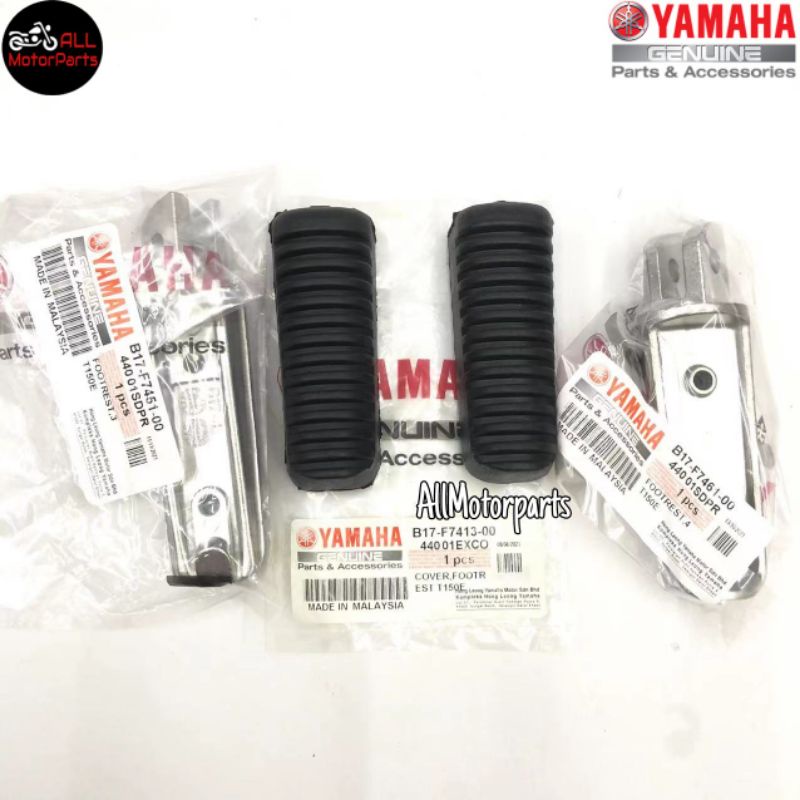 [100% ORI] Y15 Y15ZR 15Z FRONT FOOTREST FOOT REST SET PIJAK STAND KAKI DEPAN B17-F7413 100% ...