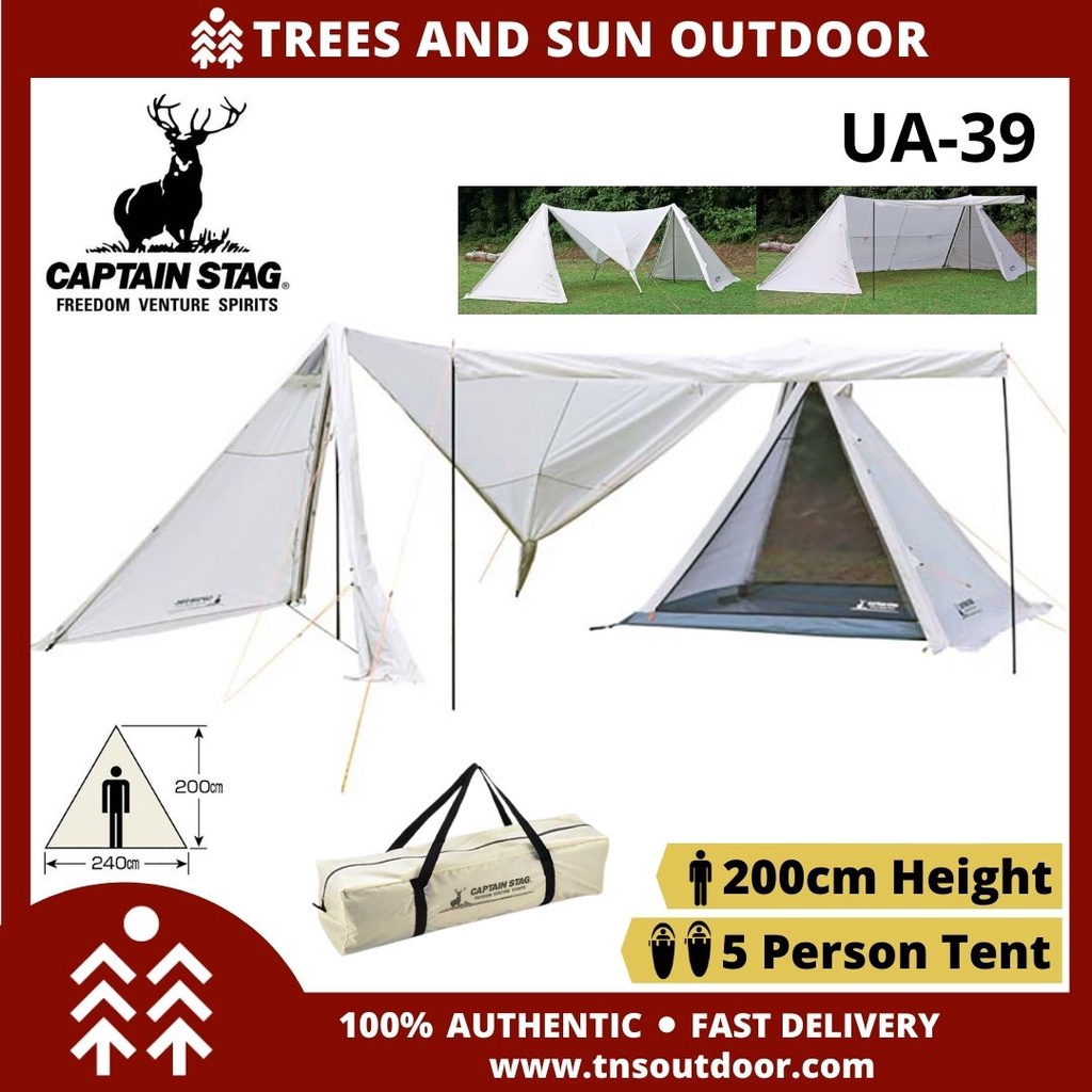 Captain Stag CS Classics Camp Base Tent UA39 | Shopee Malaysia