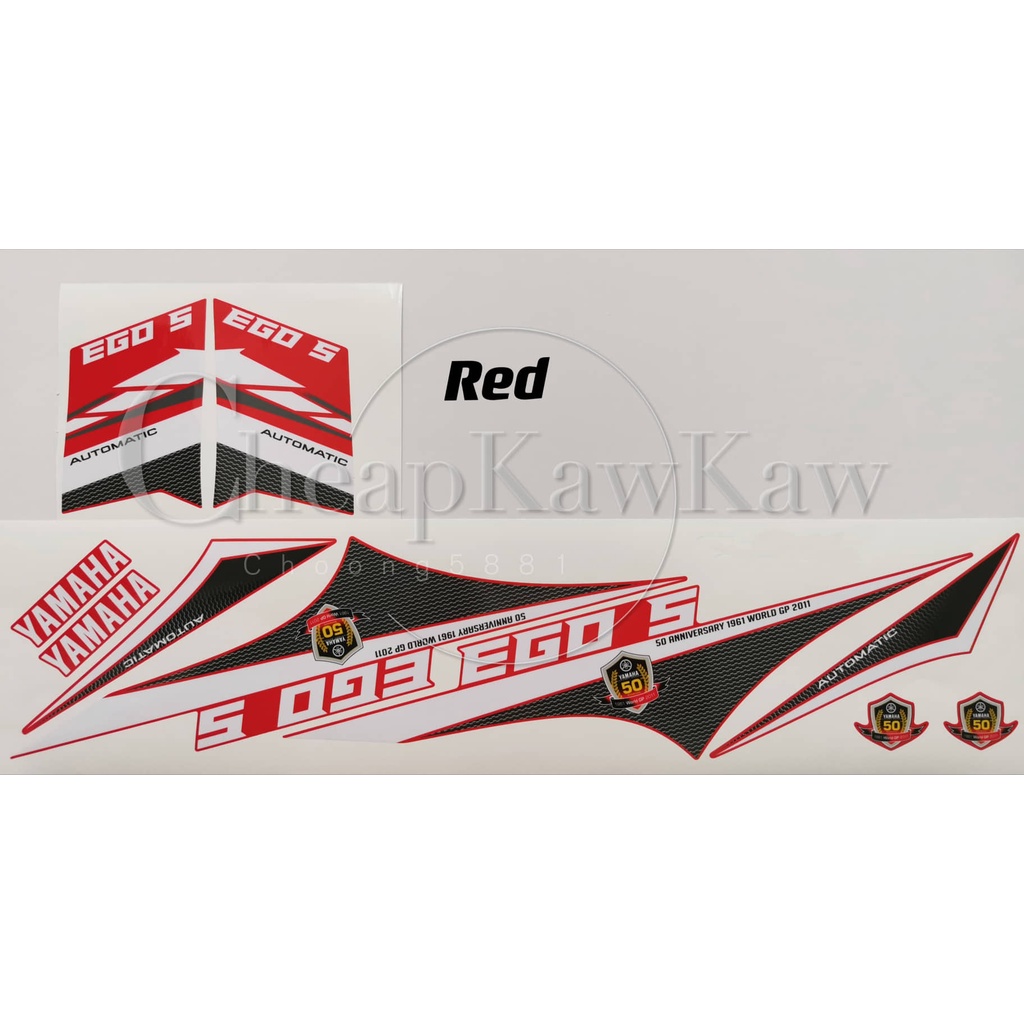 EGO S 110 ( 5 ) World GP 50th Anniversary Edition Body Cover Stripe ...