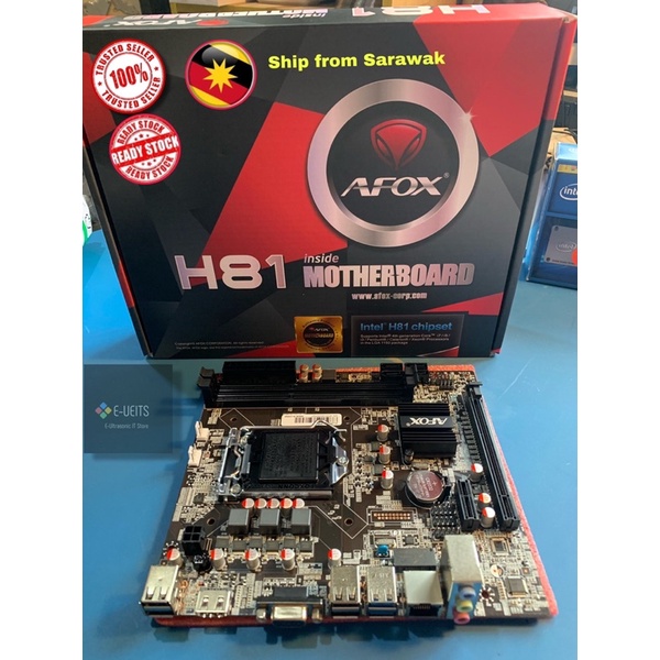 Afox H81 motherboard LGA1150. | Shopee Malaysia