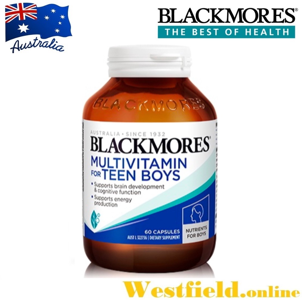 [Australia Import EXP 07/2026] Blackmores Multivitamin for Teen Boys ( 60 Capsules ) | Shopee ...