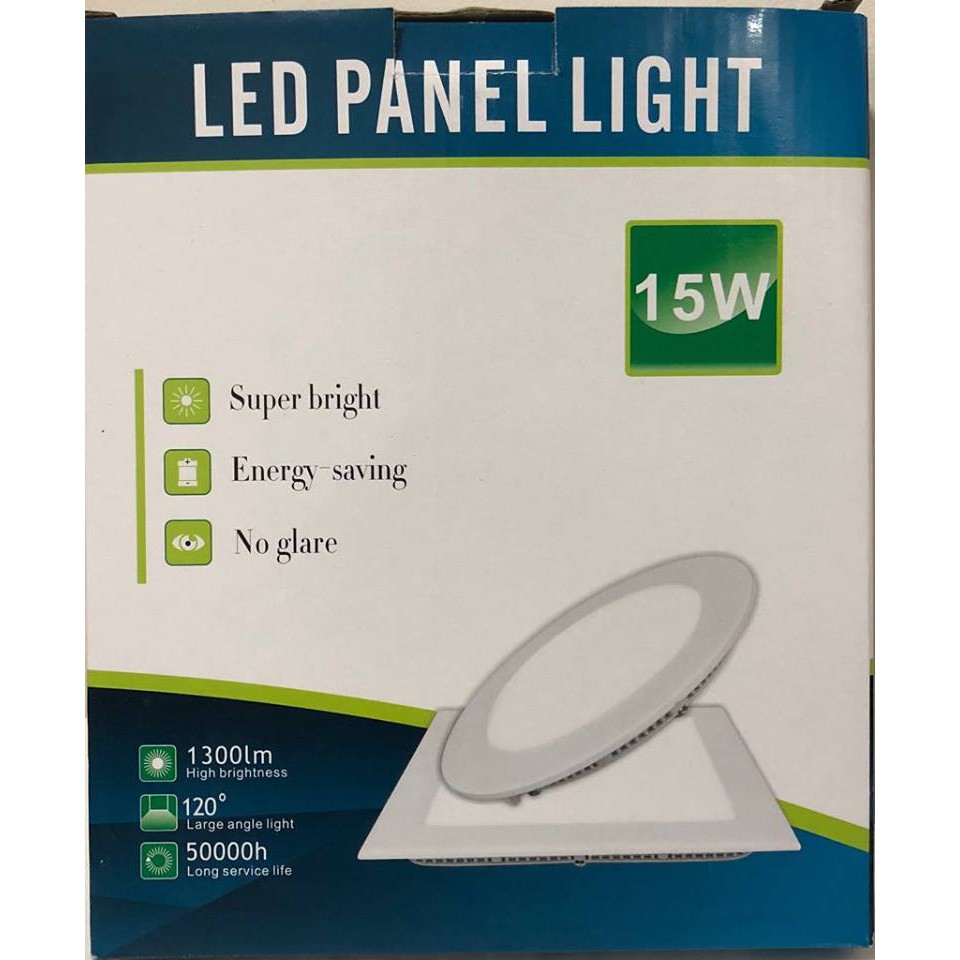 15 WATTS LED PANEL LIGHT WHITE, ROUND (ULTRA THIN) | Shopee Malaysia