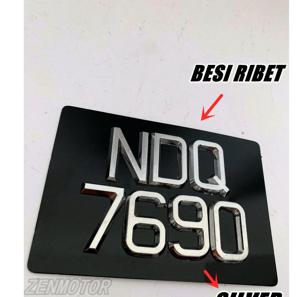RIBET NUMBER PLATE BESI RIBET & NUMBER PLATE NOMBOR PLATE MOTOR BESI ...