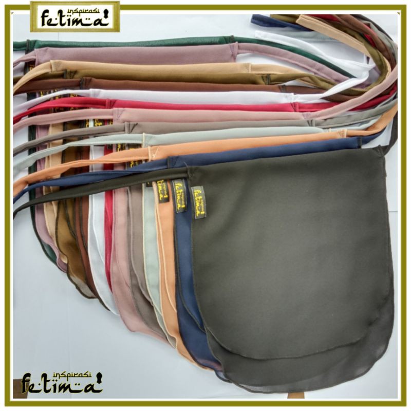 Purdah kanak-kanak / purdah curve 2 layer chiffon READY STOCK / purdah ...